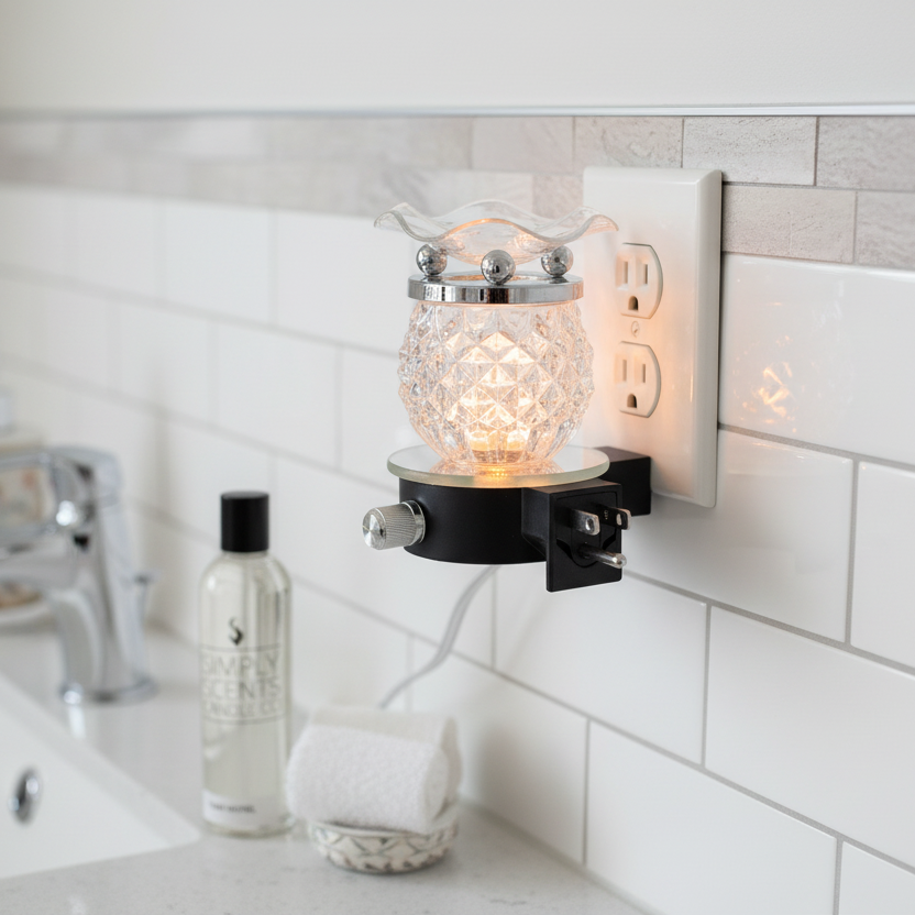 Cordless Wall Plugin Oil Warmer - Flameless Fragrance | Simply Scents ...